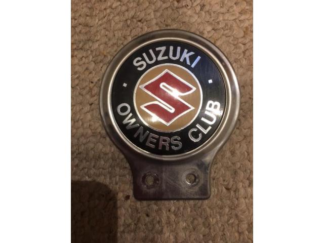 Suzuki metal/enamel sign
